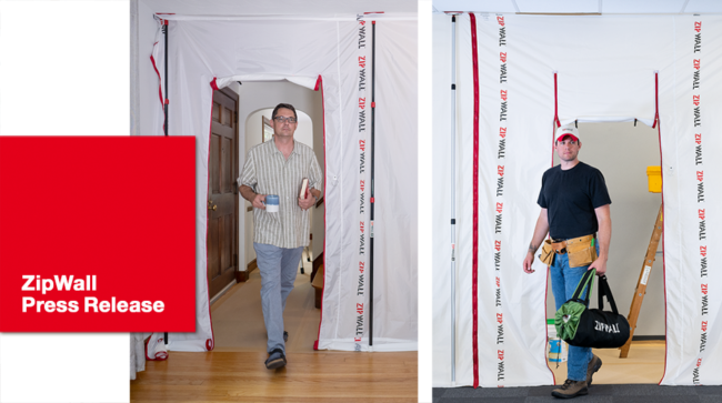 ZipWall® Announces New ZipSheet™ Reusable Dust Barrier - ZipWall Dust ...
