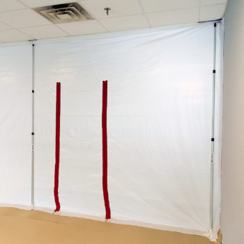 ZipWall® Dust Barrier Plastic Sheeting - ZipWall Dust Barrier System