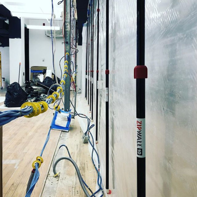 ZipWall® System for the Win! - ZipWall Dust Barrier System