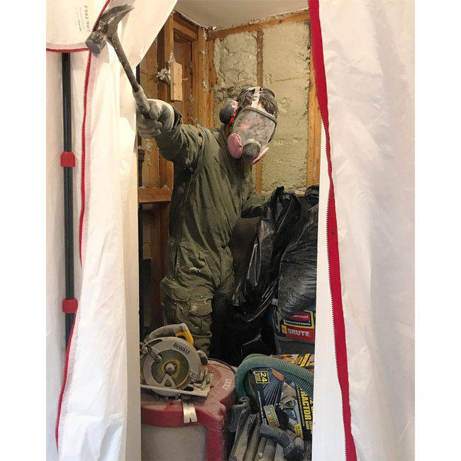 Demolition - ZipWall Dust Barrier System