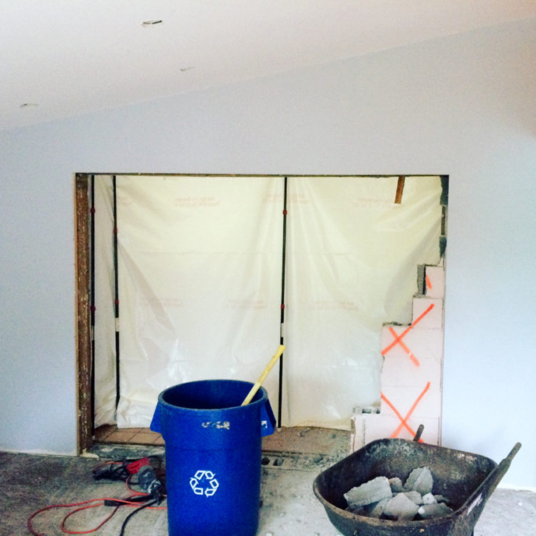 Demolition - ZipWall Dust Barrier System