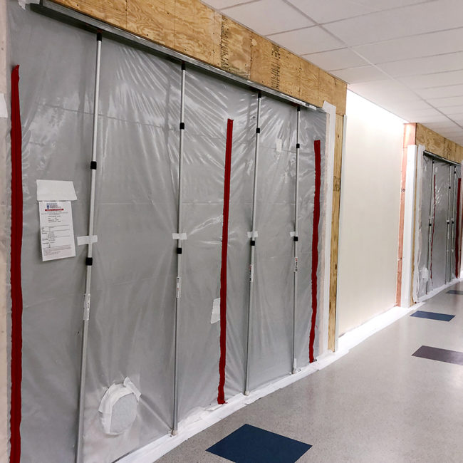 Healthcare Renovation - ZipWall Dust Barrier System