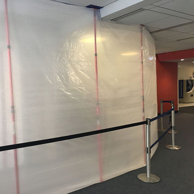 ZipWall® Temporary ZipWall® Dust Protection Barrier - ZipWall Dust ...