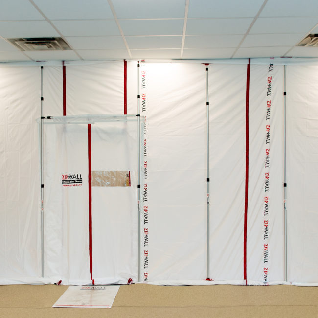 ZipWall® Magnetic Dust Barrier Door Kit - ZipWall Dust Barrier System