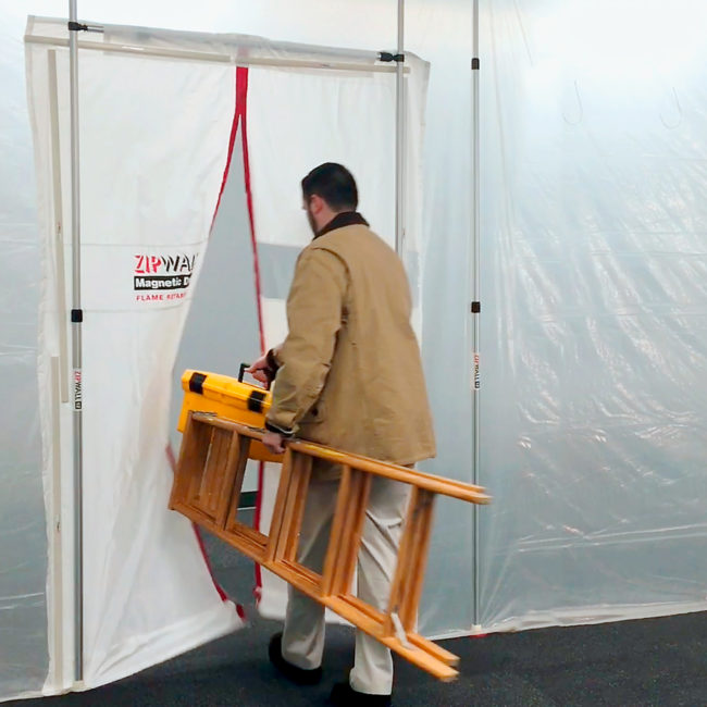 ZipWall® Magnetic Dust Barrier Door Kit - ZipWall Dust Barrier System