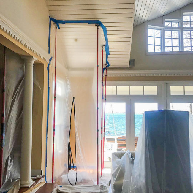 Residential Remodeling - ZipWall Dust Barrier System