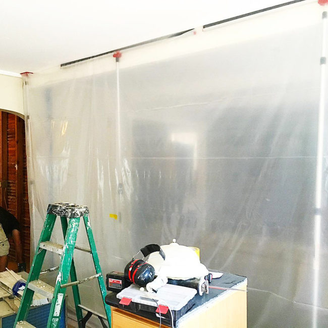 Residential Remodeling - ZipWall Dust Barrier System