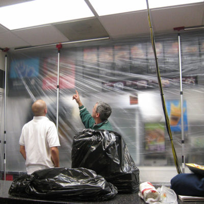 ZipWall® FoamRails™ Provide an Extra Tight Seal - ZipWall Dust Barrier ...