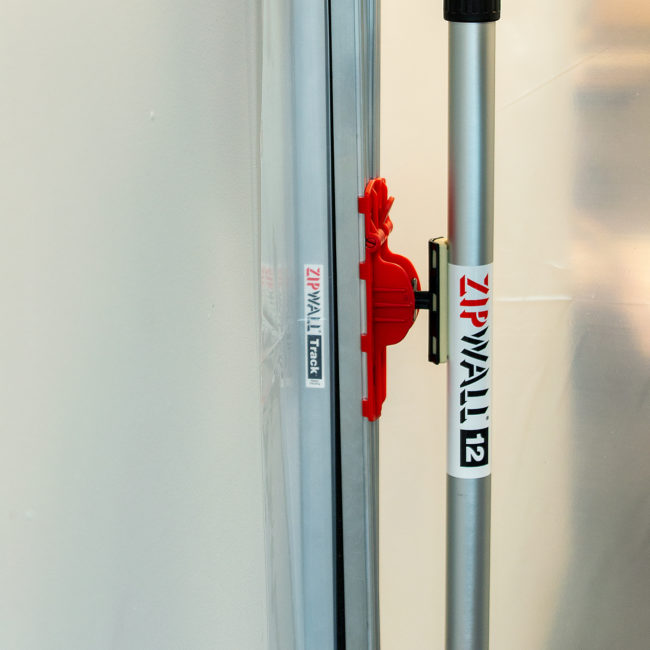 ZipWall® Track – 2 Pack - ZipWall Dust Barrier System