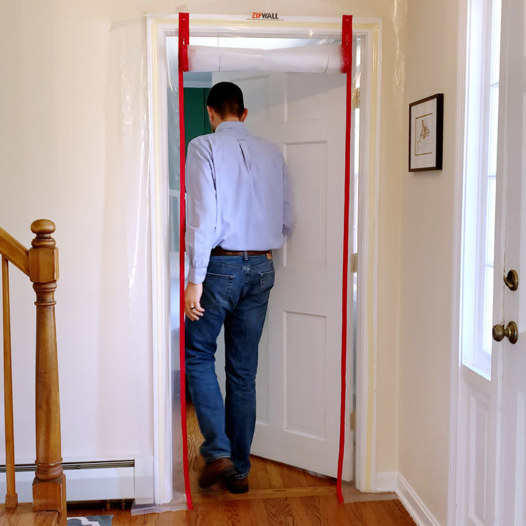 ZipDoor® Standard Door Kit - ZipWall Dust Barrier System