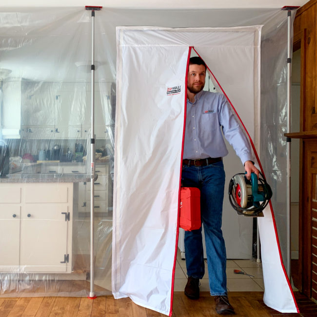 ZipDoor® Magnetic Door Kit - ZipWall Dust Barrier System