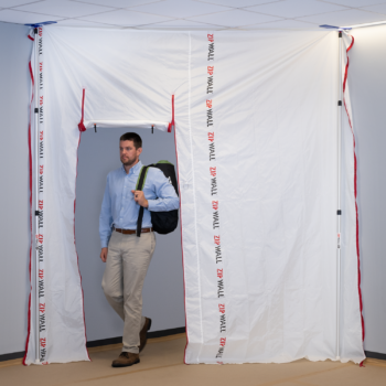 ZipSheet™ Reusable Barrier - ZipWall Dust Barrier System